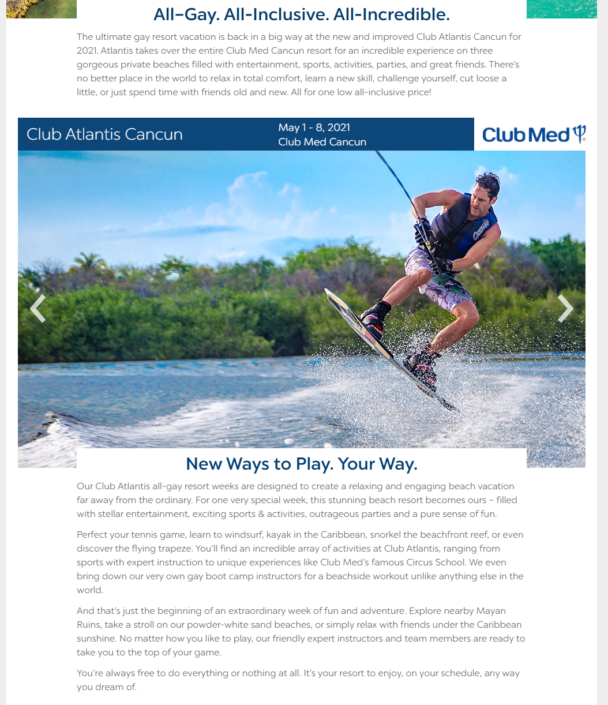 Club Atlantis Cancun | May 1 – 8, 2021 | Club Med Cancun – Islanders ...